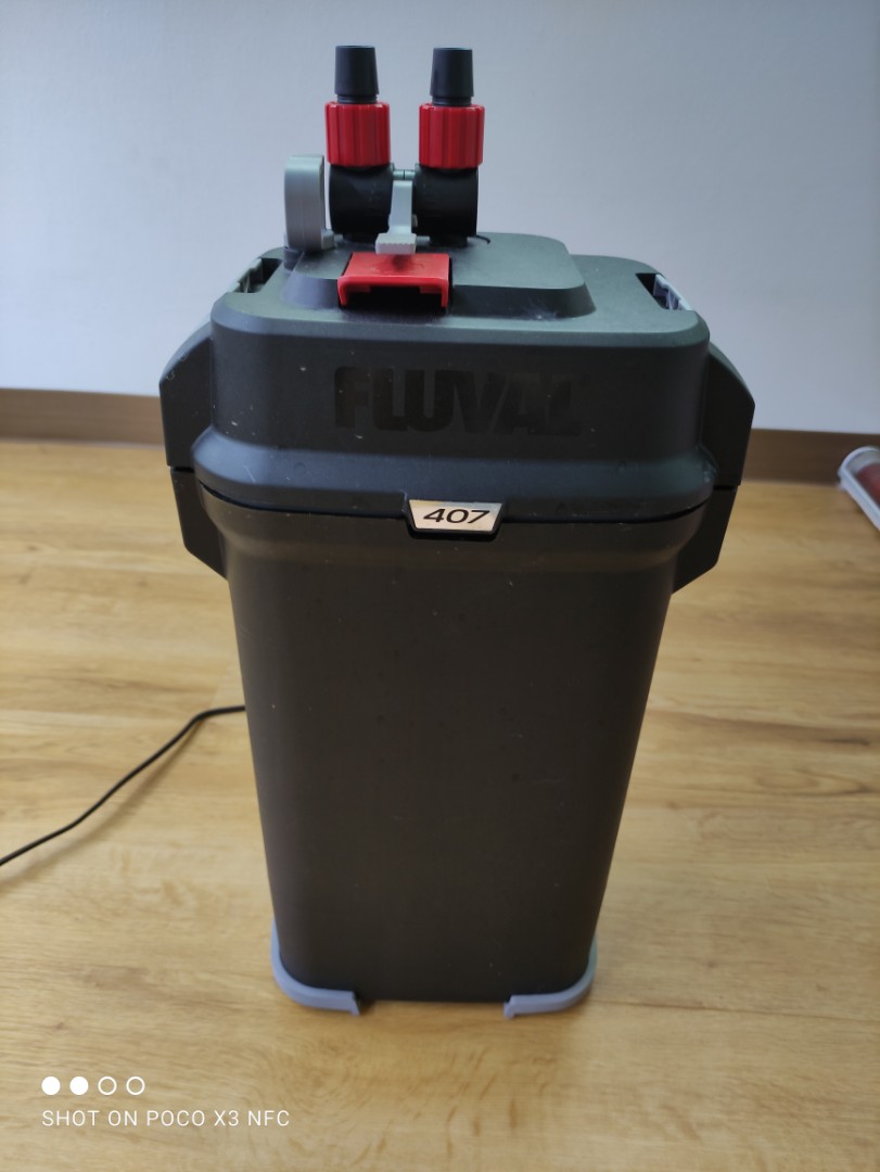Fluval 407 Canister Filter, Pet Supplies, Homes & Other Pet Accessories ...