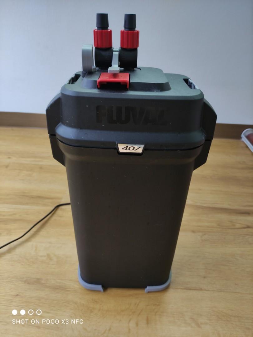 Fluval 407 Canister Filter, Pet Supplies, Homes & Other Pet Accessories ...