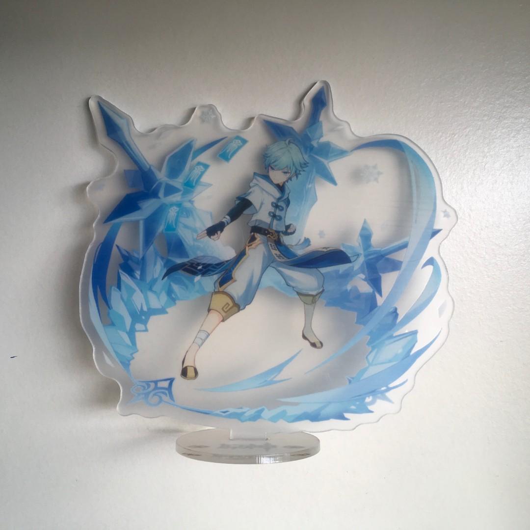 Genshin Impact Chongyun 2D stand figure 原神2D人物立牌, 興趣及遊戲, 手作＆自家設計, 文具 ...