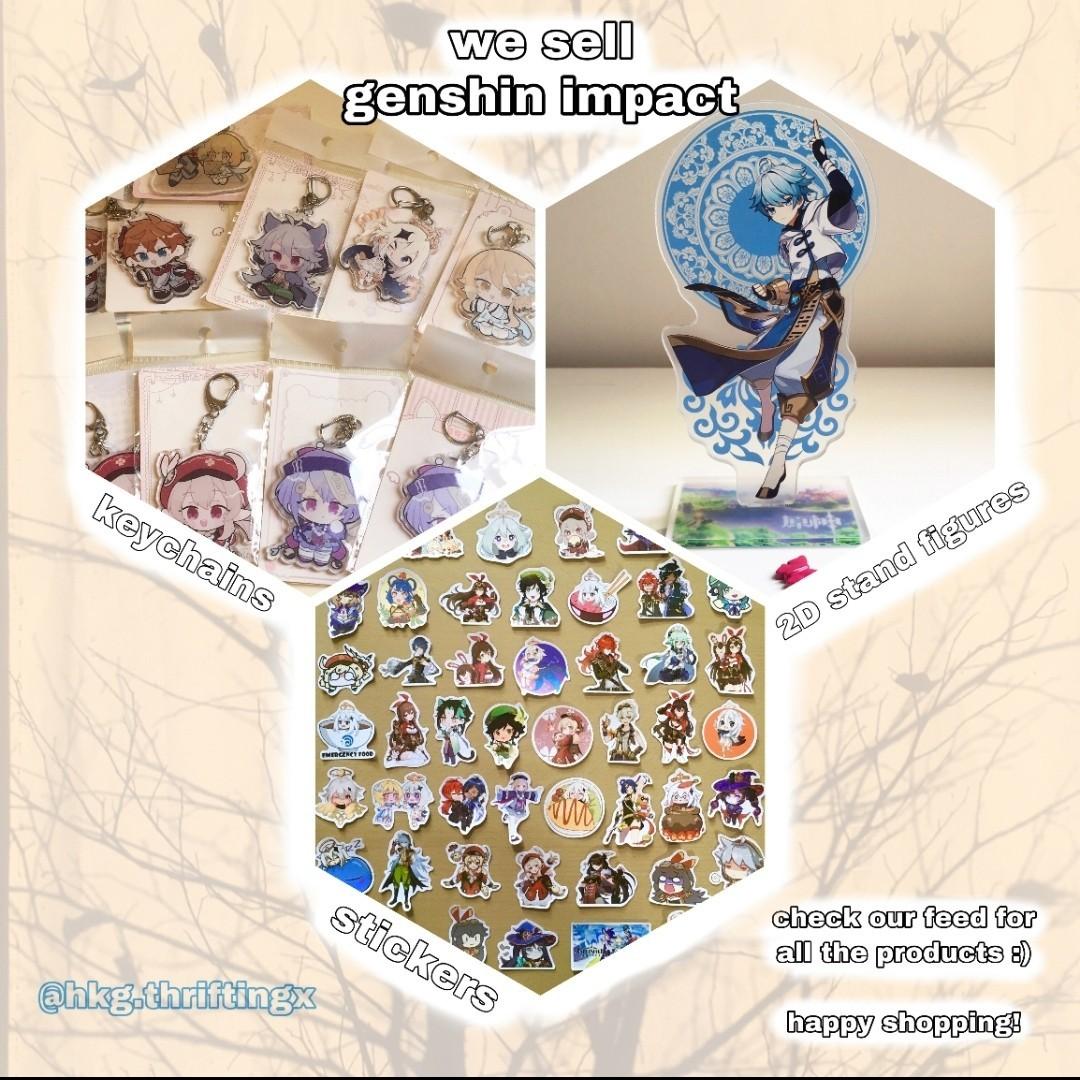 Genshin Impact Chongyun 2D stand figure 原神2D人物立牌, 興趣及遊戲, 手作＆自家設計, 文具 ...