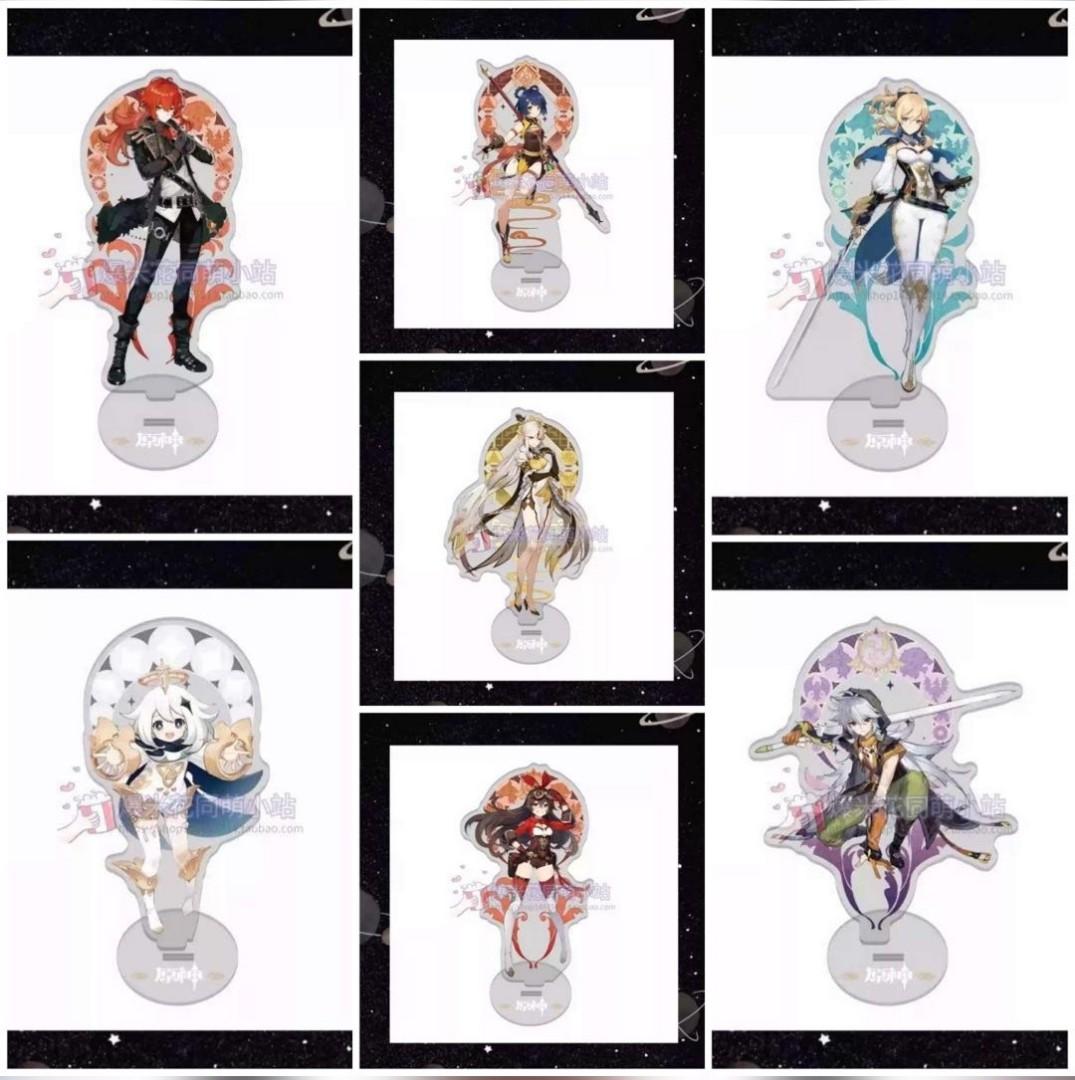 Genshin Impact Chongyun 2D stand figure 原神2D人物立牌, 興趣及遊戲, 手作＆自家設計, 文具 ...
