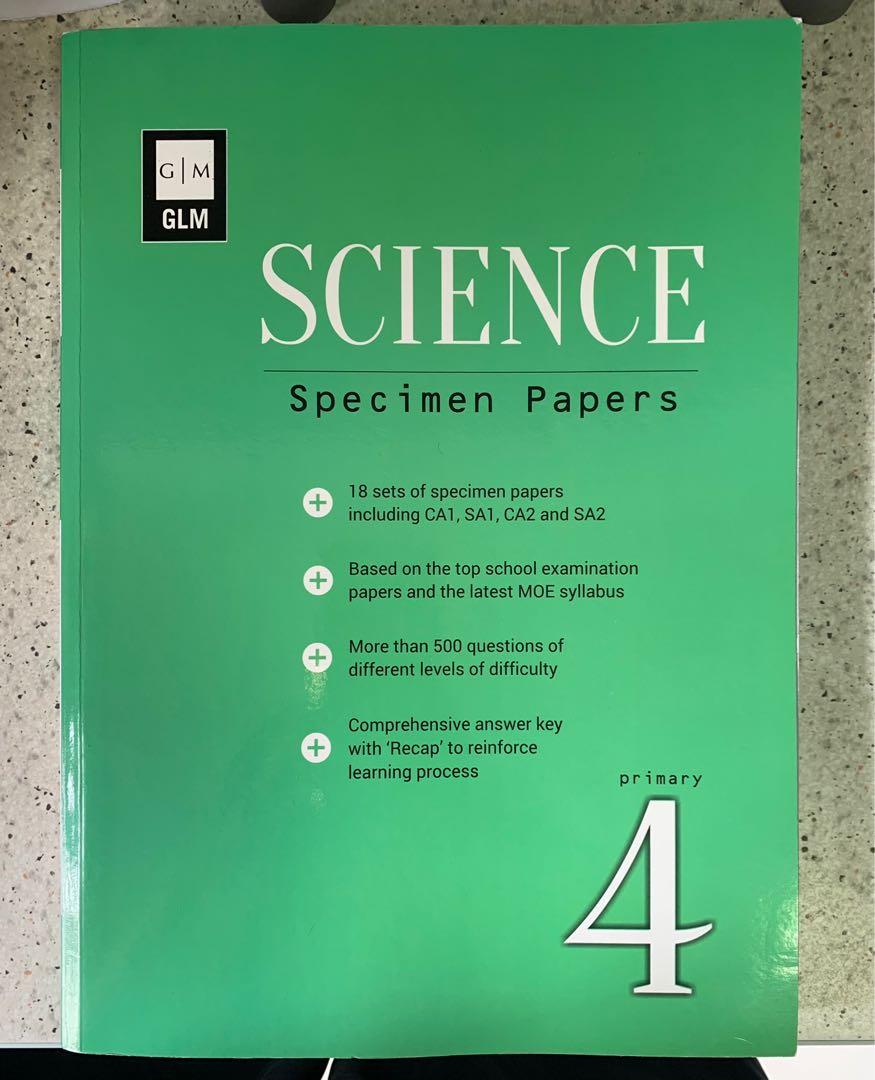 GLM Primary 3/4 Science Specimen Papers, Hobbies & Toys, Books ...