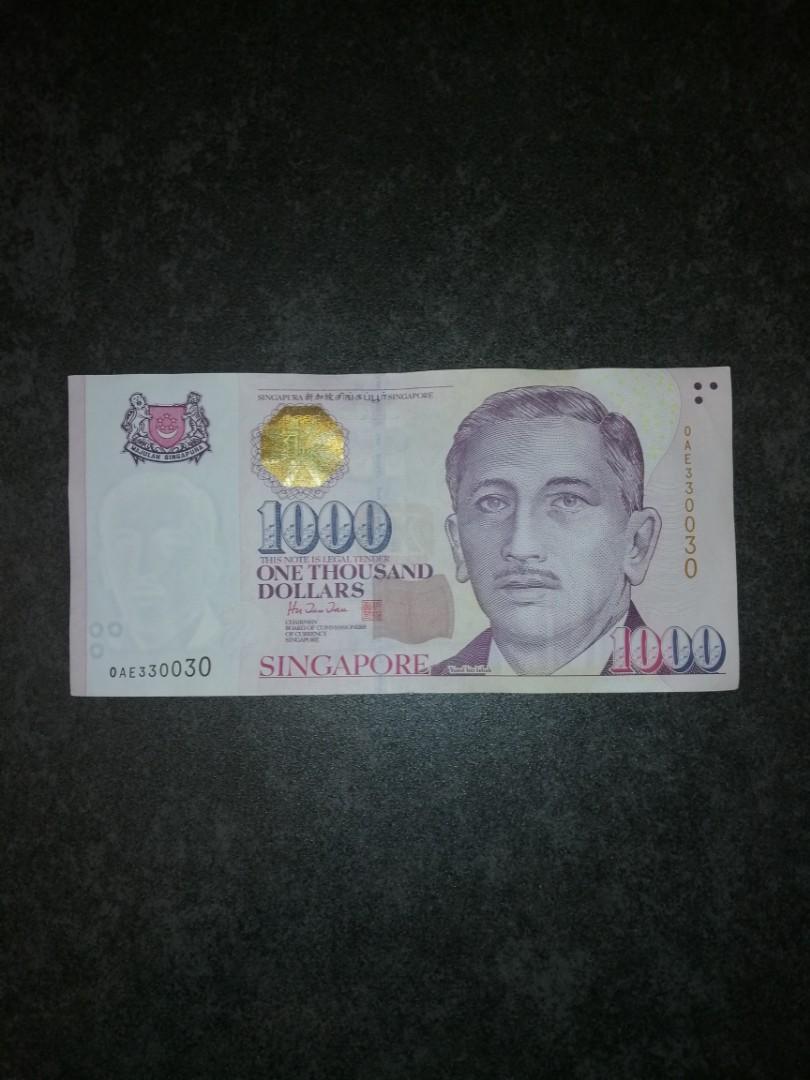 Golden Number 1000 Note, Hobbies & Toys, Memorabilia & Collectibles ...