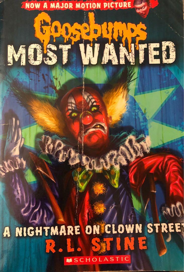 Goosebumps Most Wanted - A Nightmare on Clown Street, 書本 & 文具, 小說 & 故事書 ...