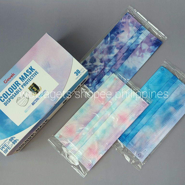 GOVEK ASTM Level 3 Disposable Protective Face Mask - Dreamy 30pcs ...