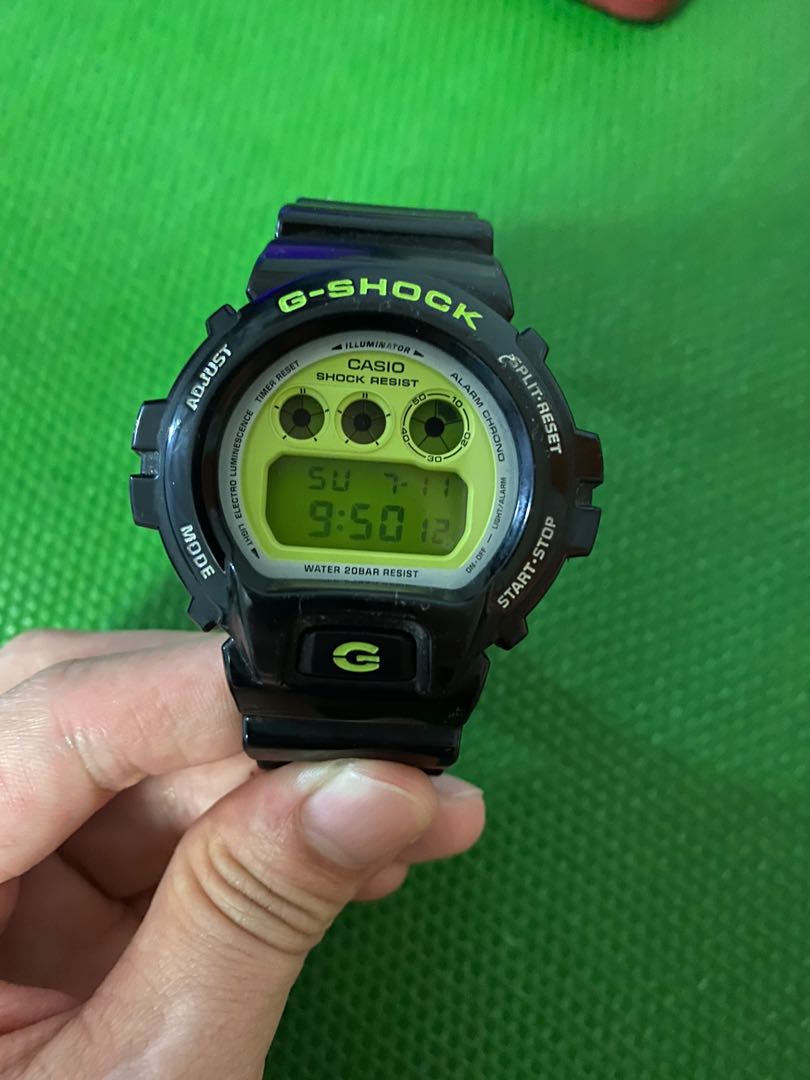 G-Shock lime green, Men's Fashion, Watches & Accessories, Watches on ...