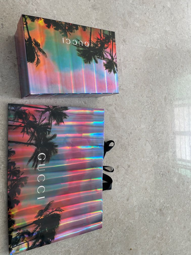 Gucci Bag Box n Paper Bag, Everything Else on Carousell