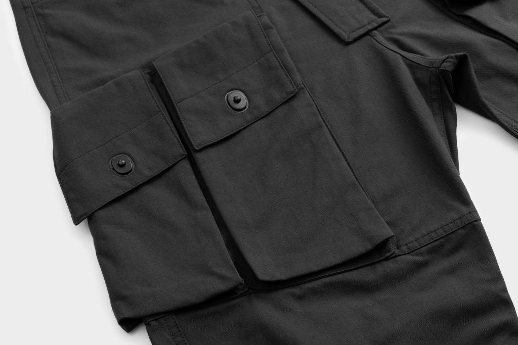 guerrilla group Utility Paratrooper Cargo Pants Black, Men's Fashion ...