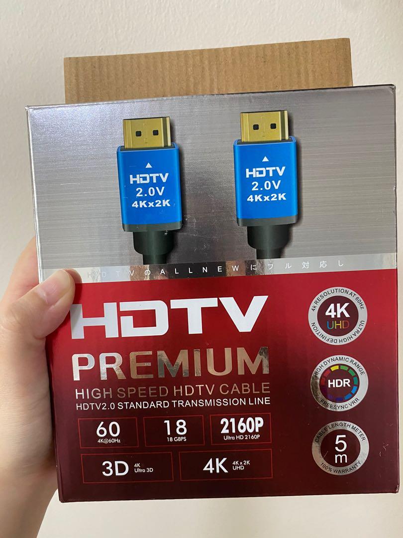 HDMI to HDMI HDTV 2.0V 4Kx2K high speed cable 24K gold plated connector ...
