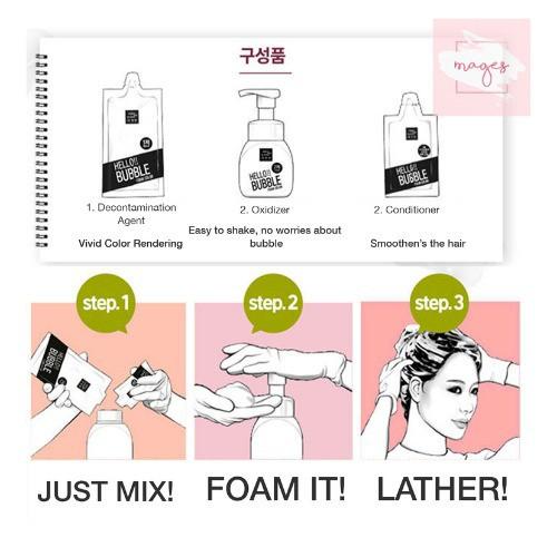 Hello Bubble Permanent Hair Color (Bleach Primer), Beauty & Personal ...