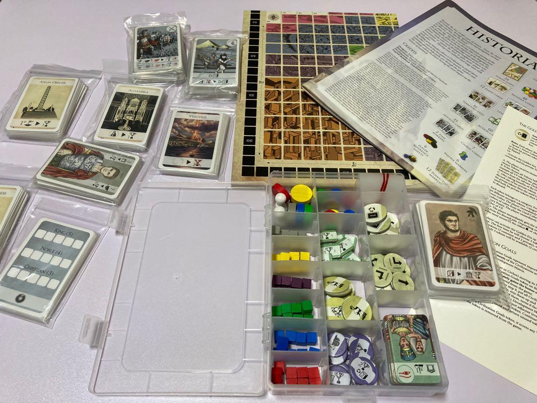 Historia Kickstarter Game (+ 5 Expansions), Hobbies & Toys, Toys ...