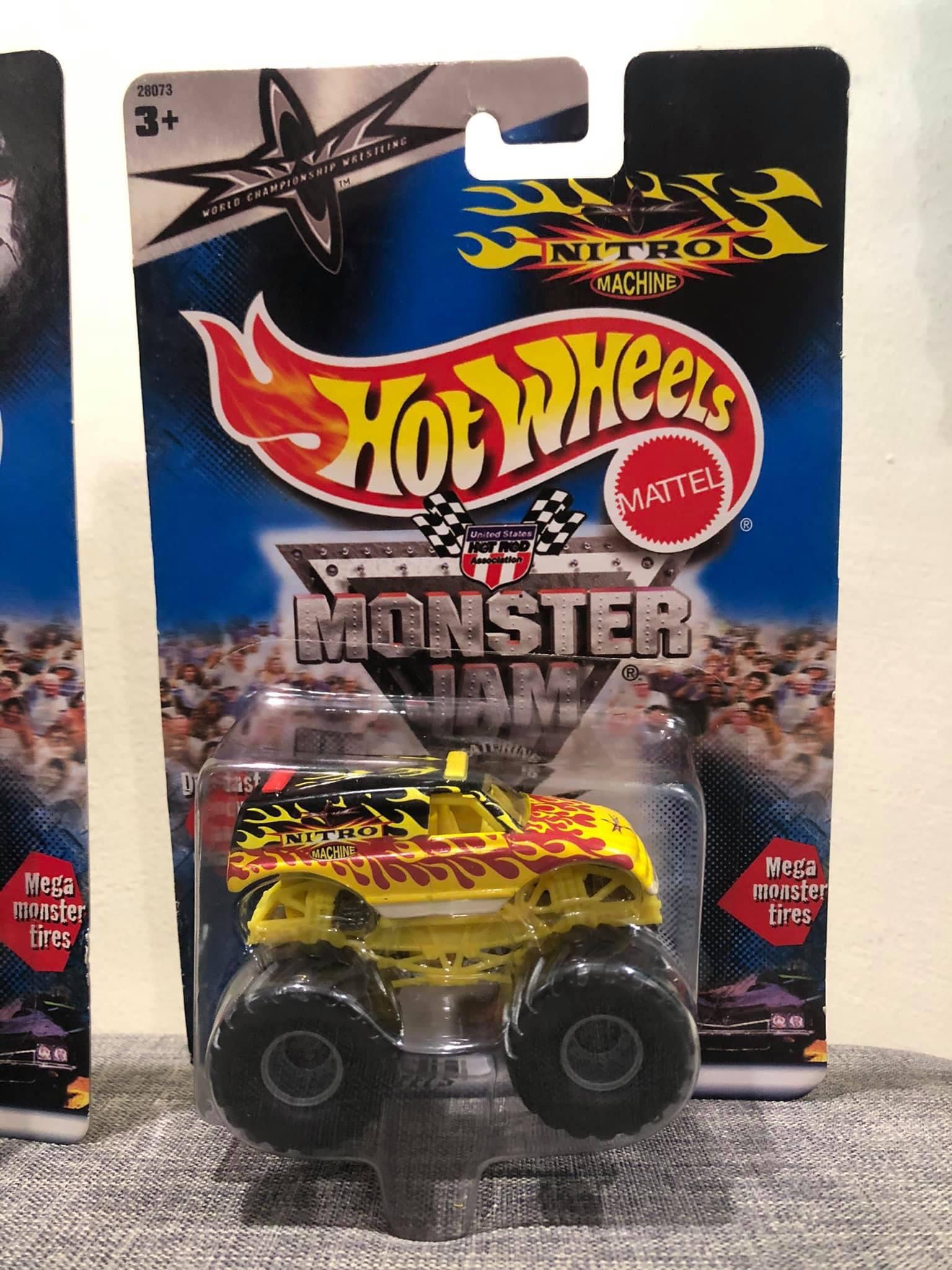 Hot Wheels Monster Jam Nitro Machine Long Card, Hobbies & Toys, Toys ...