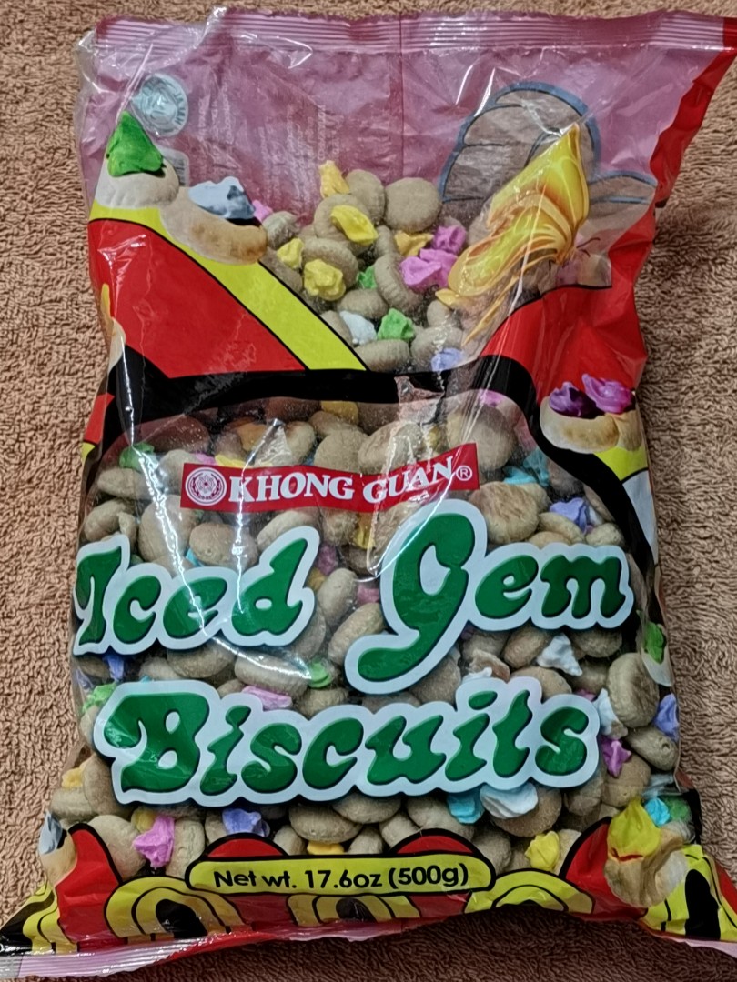 Iced Gem Biscuits 500g, Food & Drinks, Packaged & Instant Food on Carousell