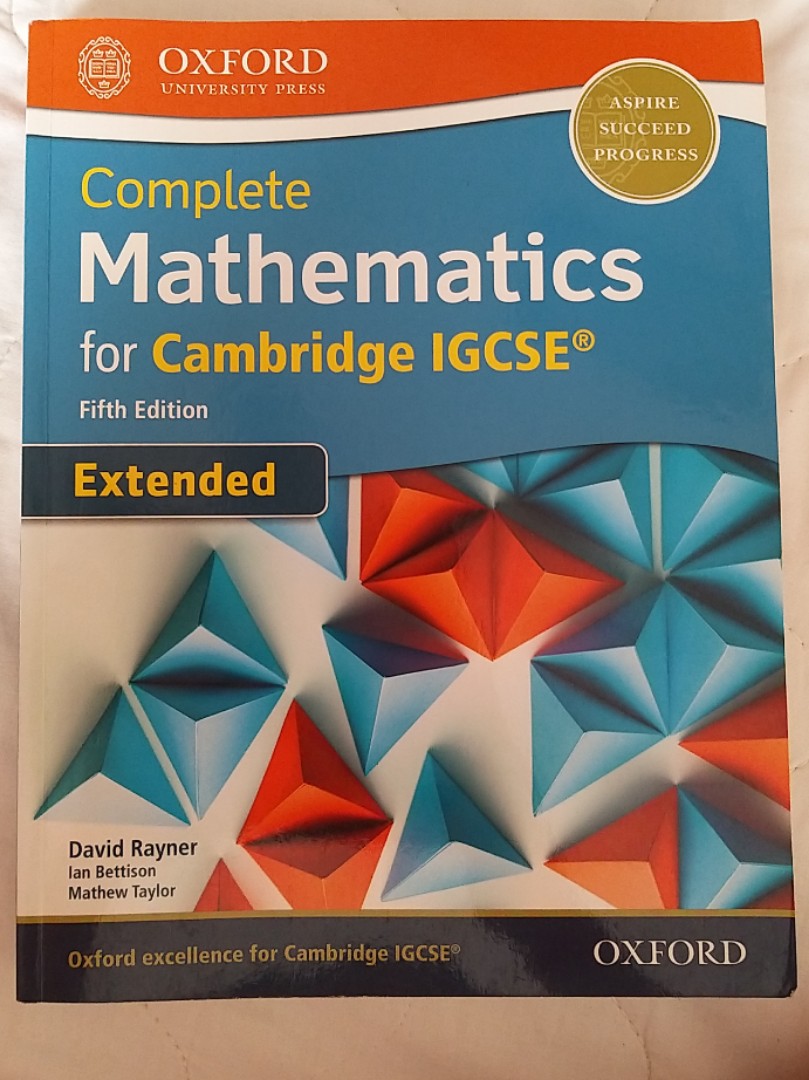 IGCSE Extended Math textbook, Hobbies & Toys, Books & Magazines ...