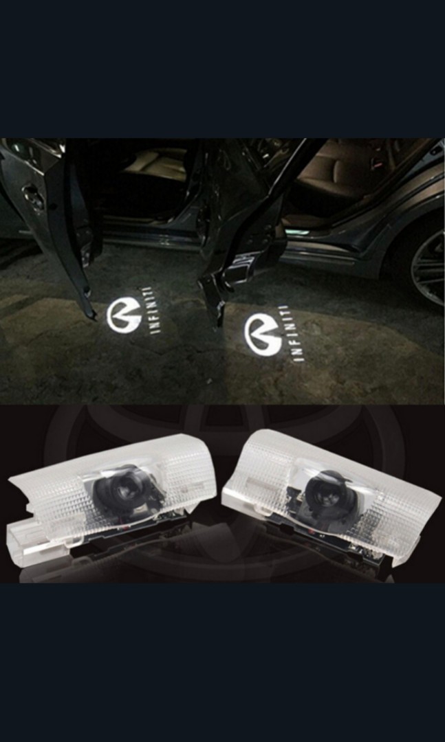 Infinity 3D Shadow Light Logo Car Door Projector, Car Accessories ...