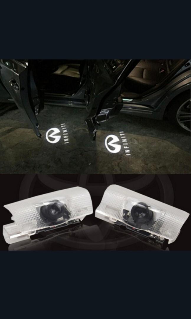 Infinity 3D Shadow Light Logo Car Door Projector, Car Accessories ...