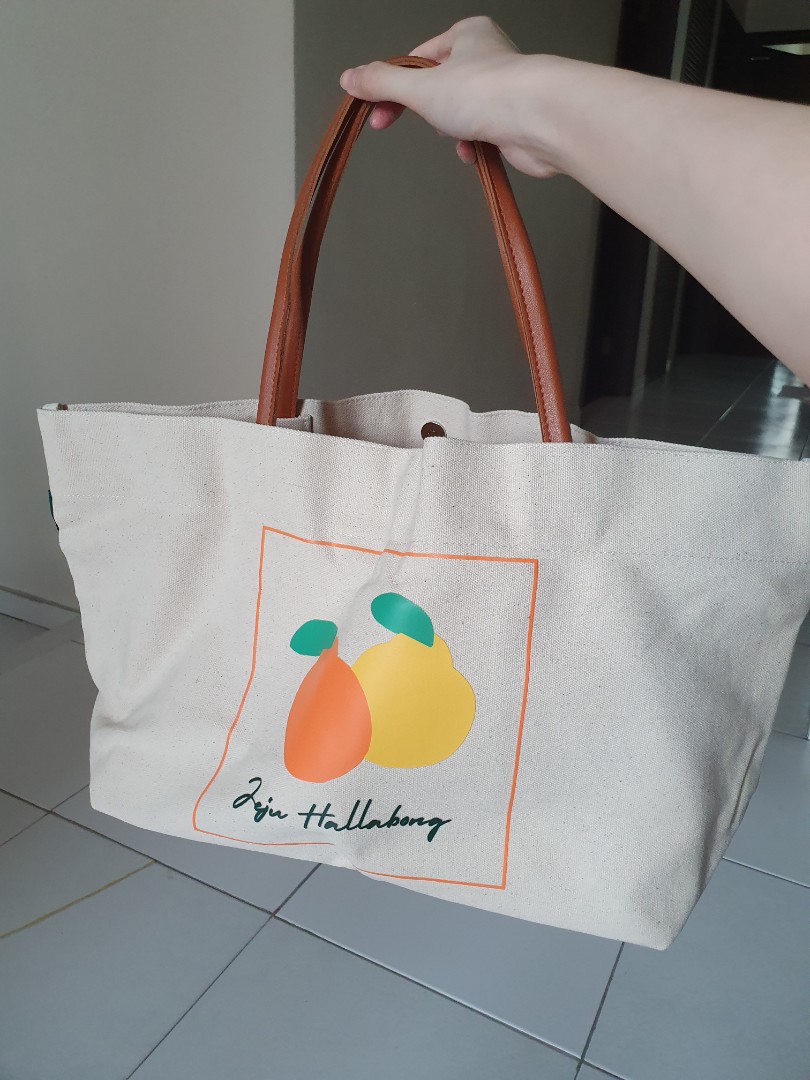 Innisfree Jeju Hallabong bag, Women's Fashion, Bags & Wallets, Beach ...