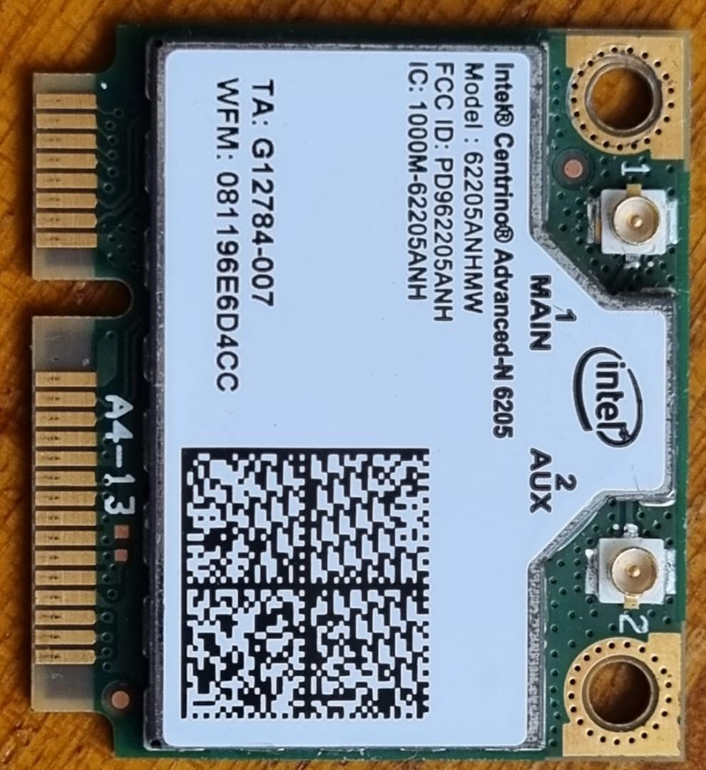 Intel centrino advanced N 6205 wifi card, Computers & Tech, Parts ...