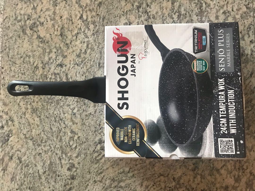 La Gourmet Shogun Senjo 24cm Tempura Wok, Furniture & Home Living ...