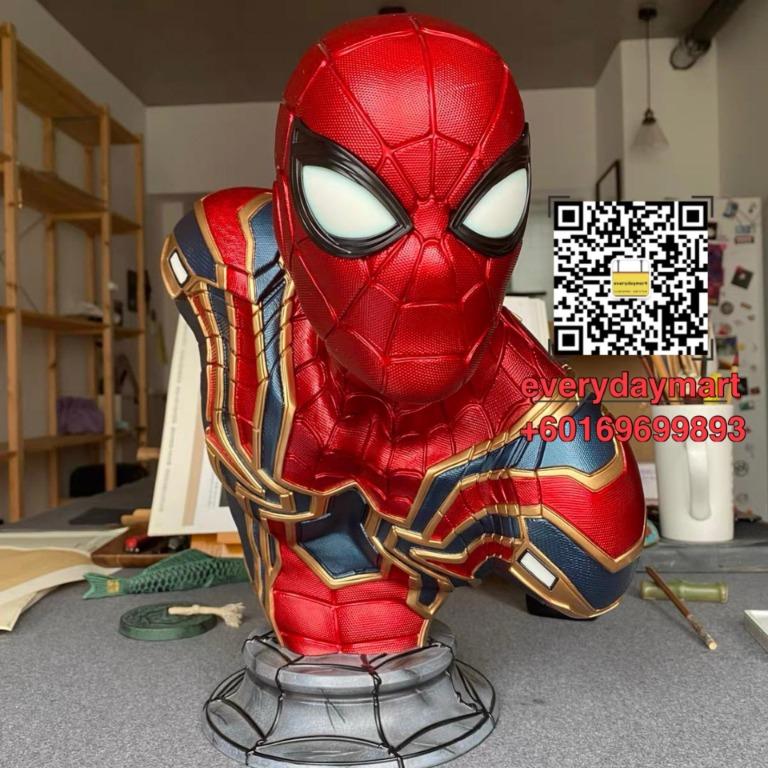 Art & Collectibles Sculpture Figurines Spider Man Paintable Bust/Figure ...