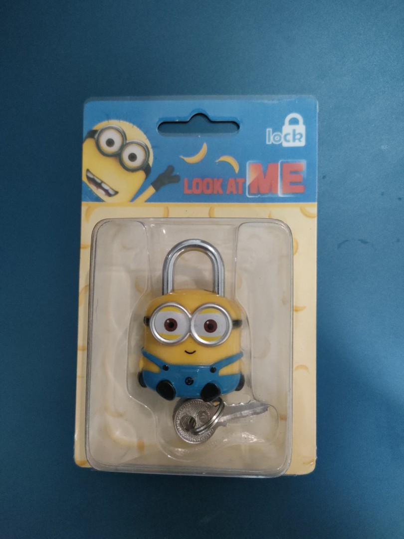 Minion padlock, Furniture & Home Living, Security & Locks, Locks, Doors ...