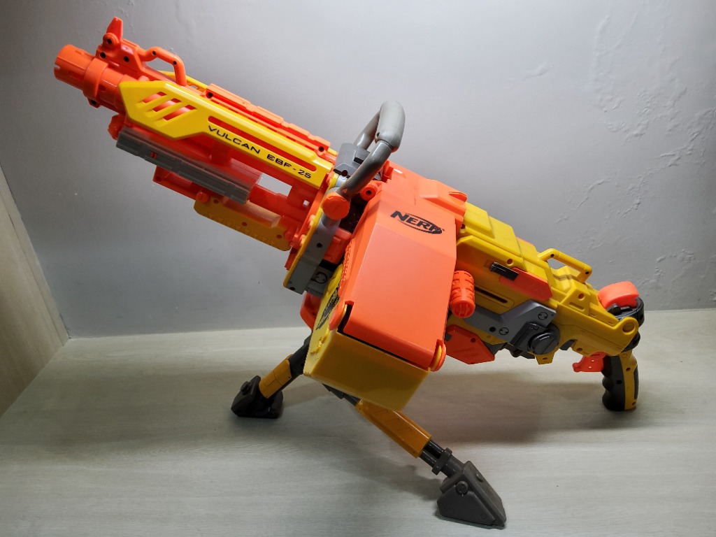 Nerf N-Strike Vulcan EBF-25 Dart Blaster, Hobbies & Toys, Toys & Games ...