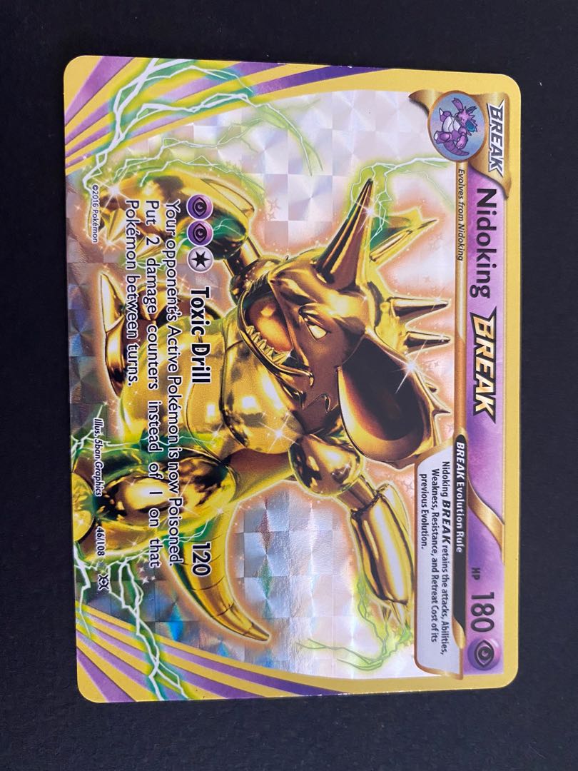 Nidoking Break XY Evolutions 46/108 - Pokemon Cards TCG, Hobbies & Toys ...