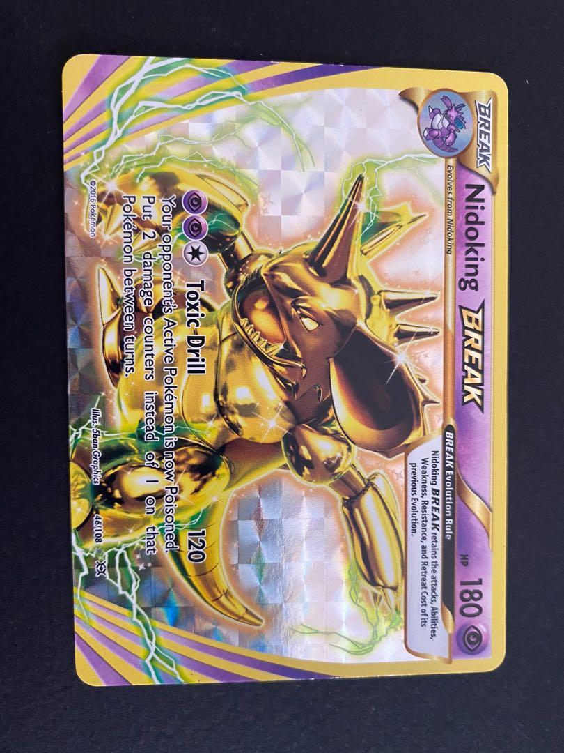 Nidoking Break XY Evolutions 46/108 - Pokemon Cards TCG, Hobbies & Toys ...