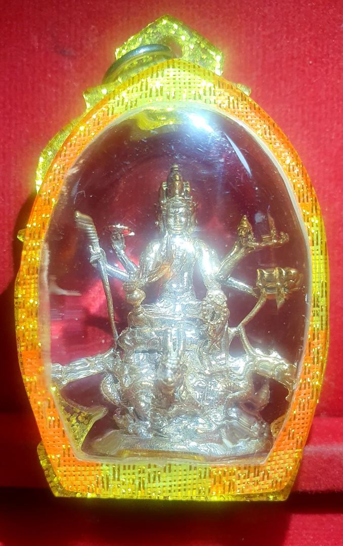 Phra Prom back face with Lersi on Naga with Kring and Bottom with ...