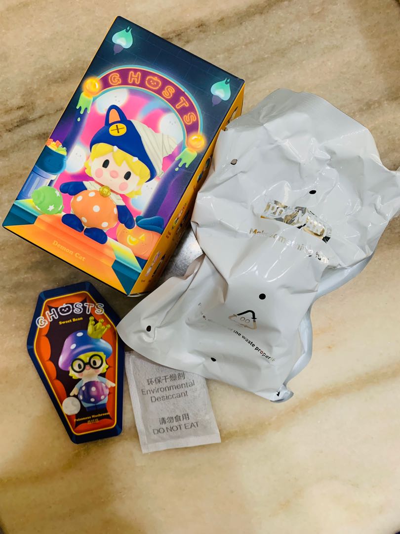 Popmart sweet bean Ghost - poisonous mushroom, Hobbies & Toys, Toys ...