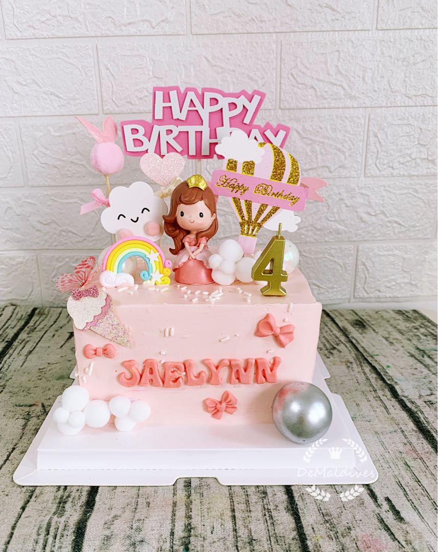 Princess Birthday cake, Food & Drinks, Homemade Bakes on Carousell