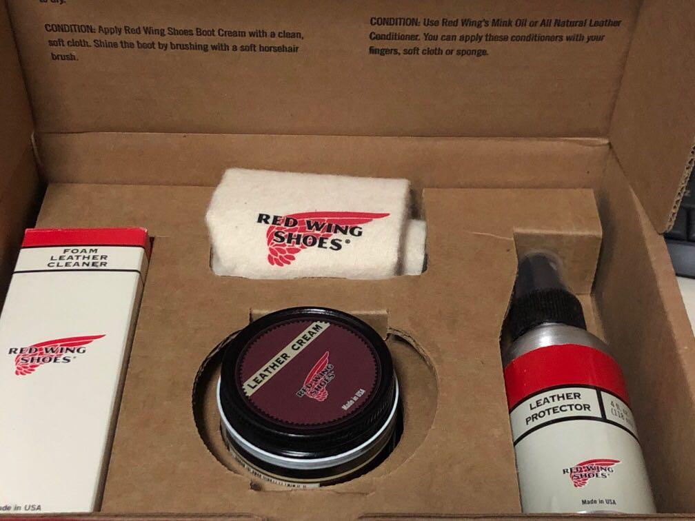 Red Wing smooth leather care kit, Men's Fashion, Footwear, Shoe inserts ...