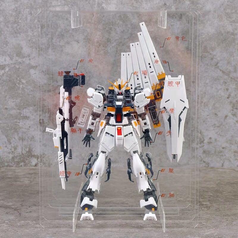 RG Nu Gundam Internal / Inner Frame Dissection Display Acrylic Board ...