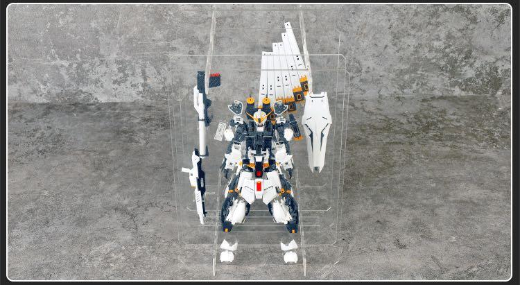 RG Nu Gundam Internal / Inner Frame Dissection Display Acrylic Board ...
