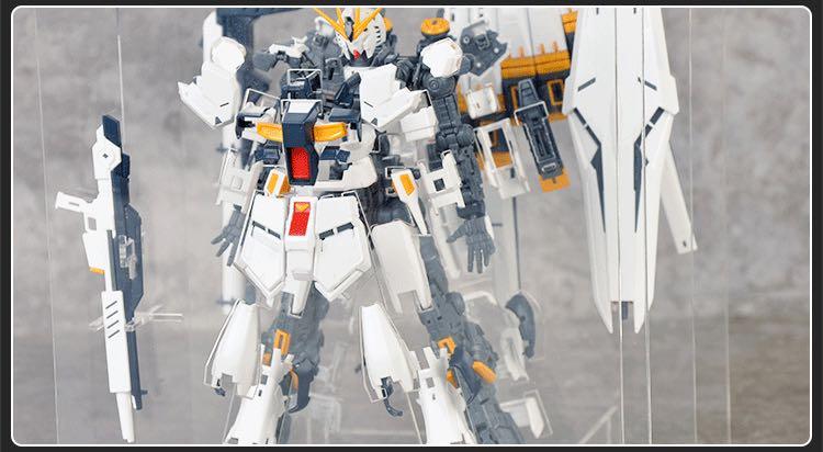 RG Nu Gundam Internal / Inner Frame Dissection Display Acrylic Board ...
