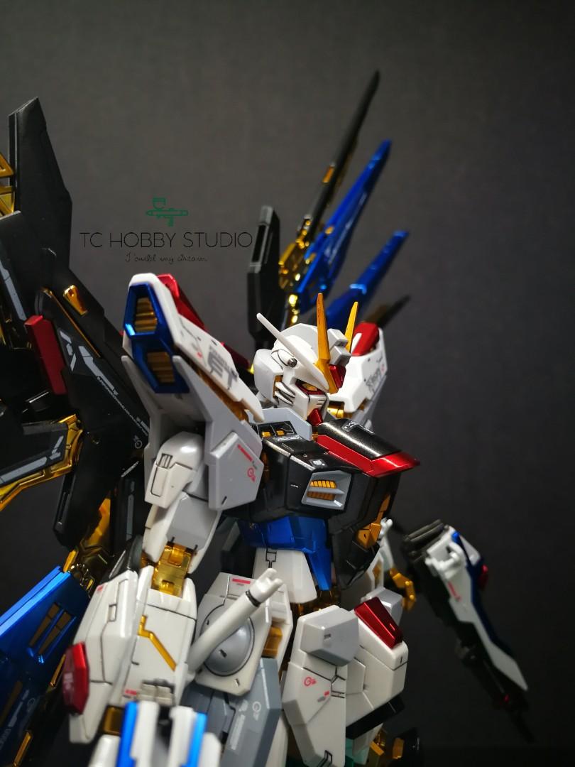 RG Strike Freedom Custom Metallic Paint Build, Hobbies & Toys ...