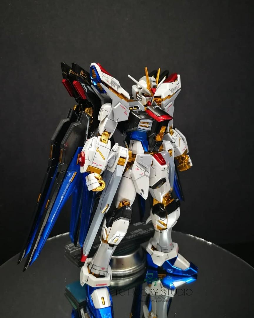 RG Strike Freedom Custom Metallic Paint Build, Hobbies & Toys ...