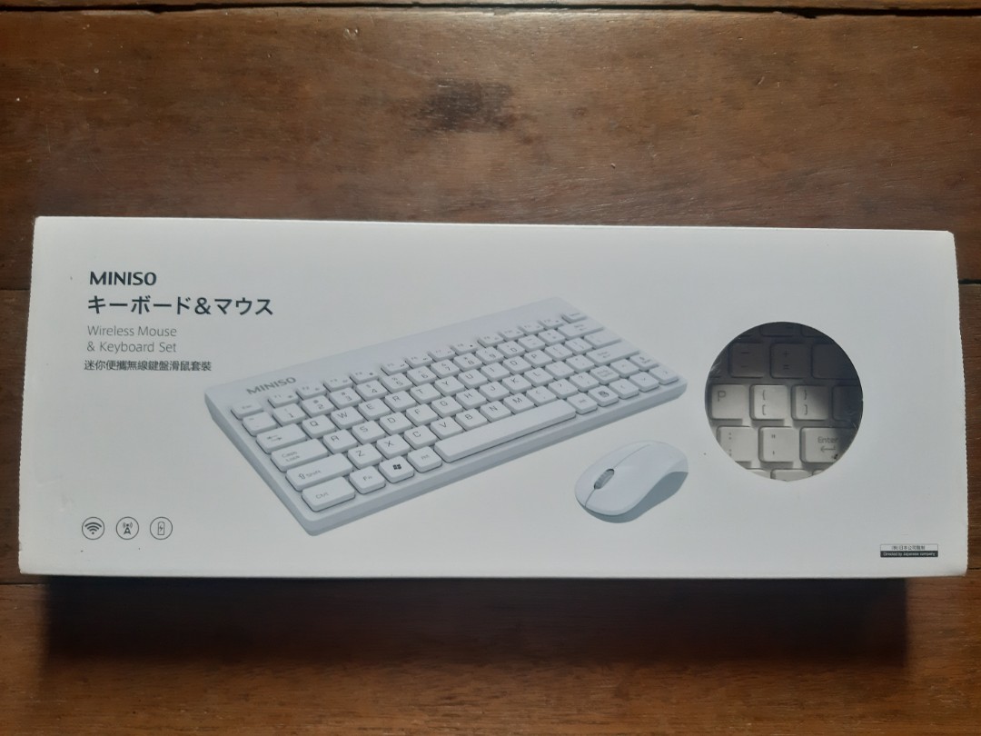 RUSH !! MINISO WIRELESS MOUSE & KEYBOARD SET, Computers & Tech, Parts & Accessories, Computer ...