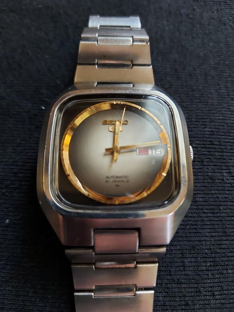 Seiko TV Dial Automatic Watch Mini Monaco, Men's Fashion, Watches ...