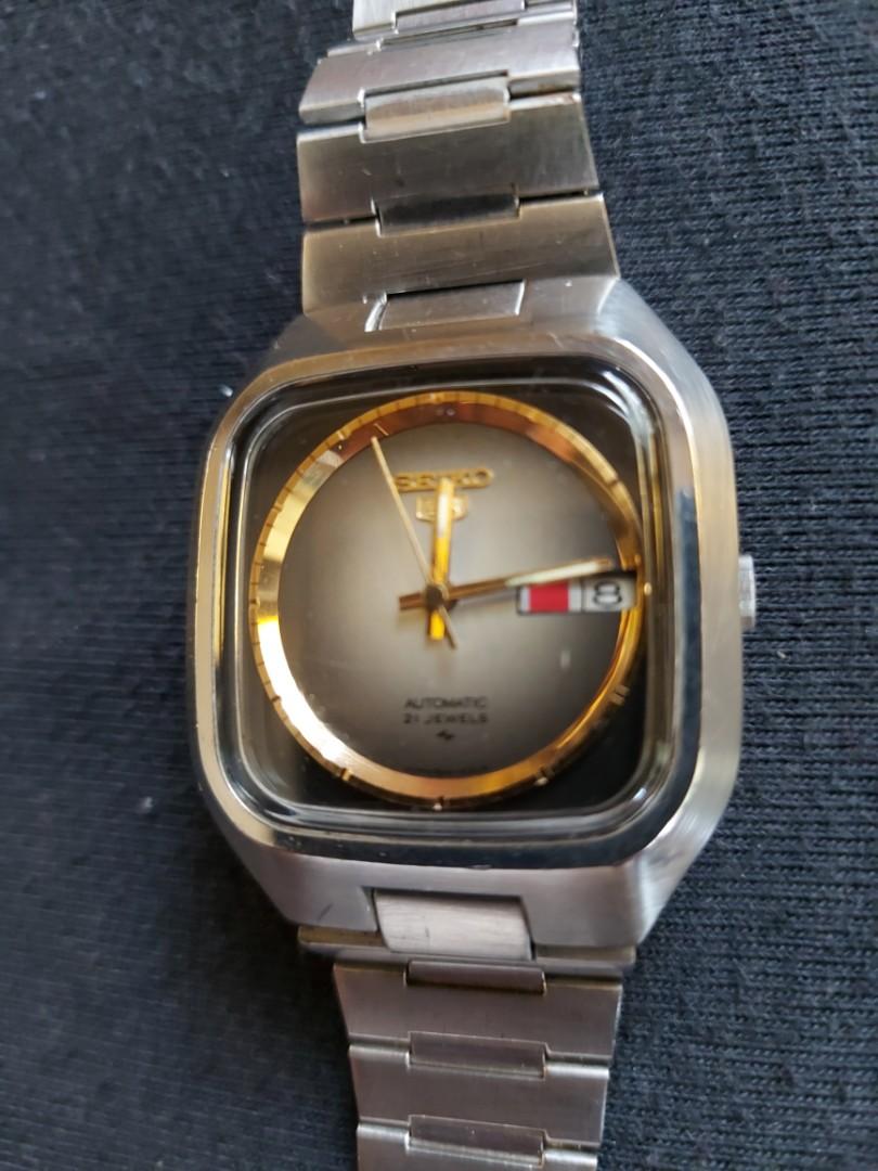 Seiko TV Dial Automatic Watch Mini Monaco, Men's Fashion, Watches ...