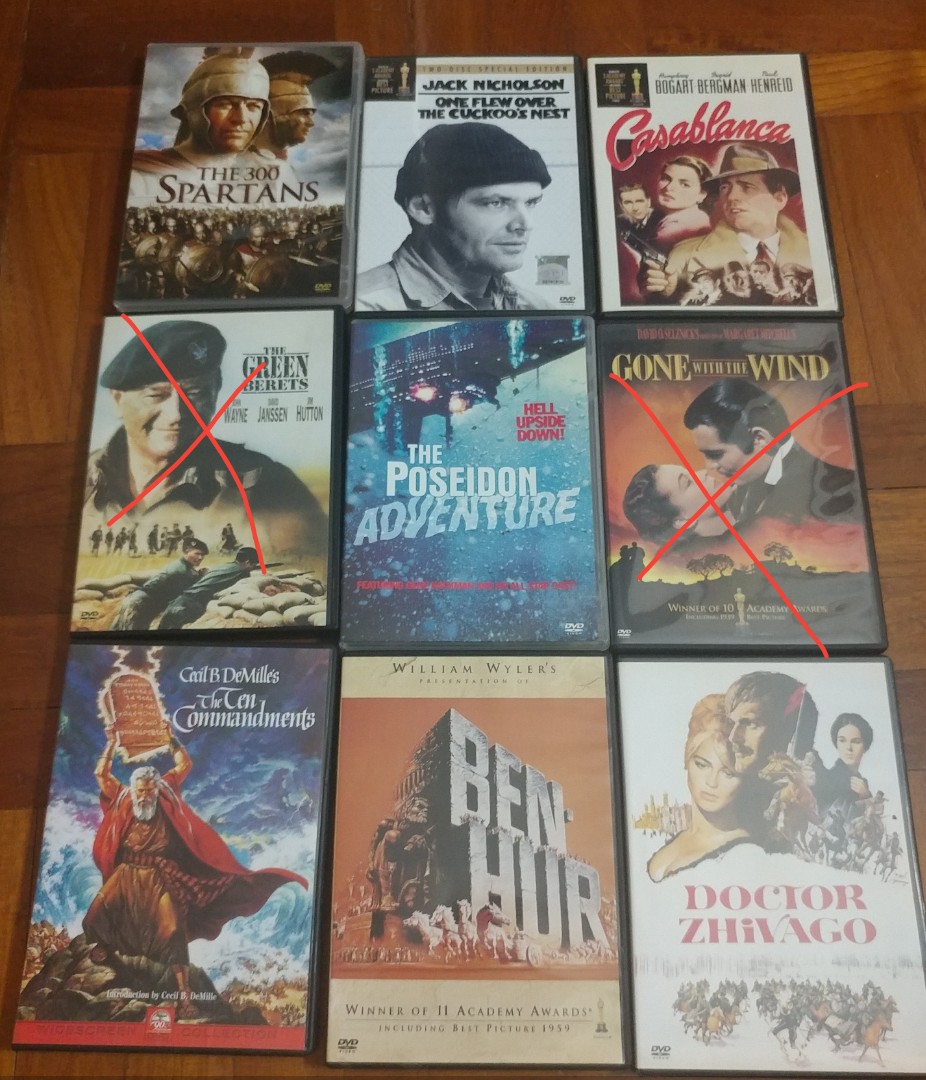 Selling: Movie DVDs and VCDs (classic and modern movies), Hobbies ...