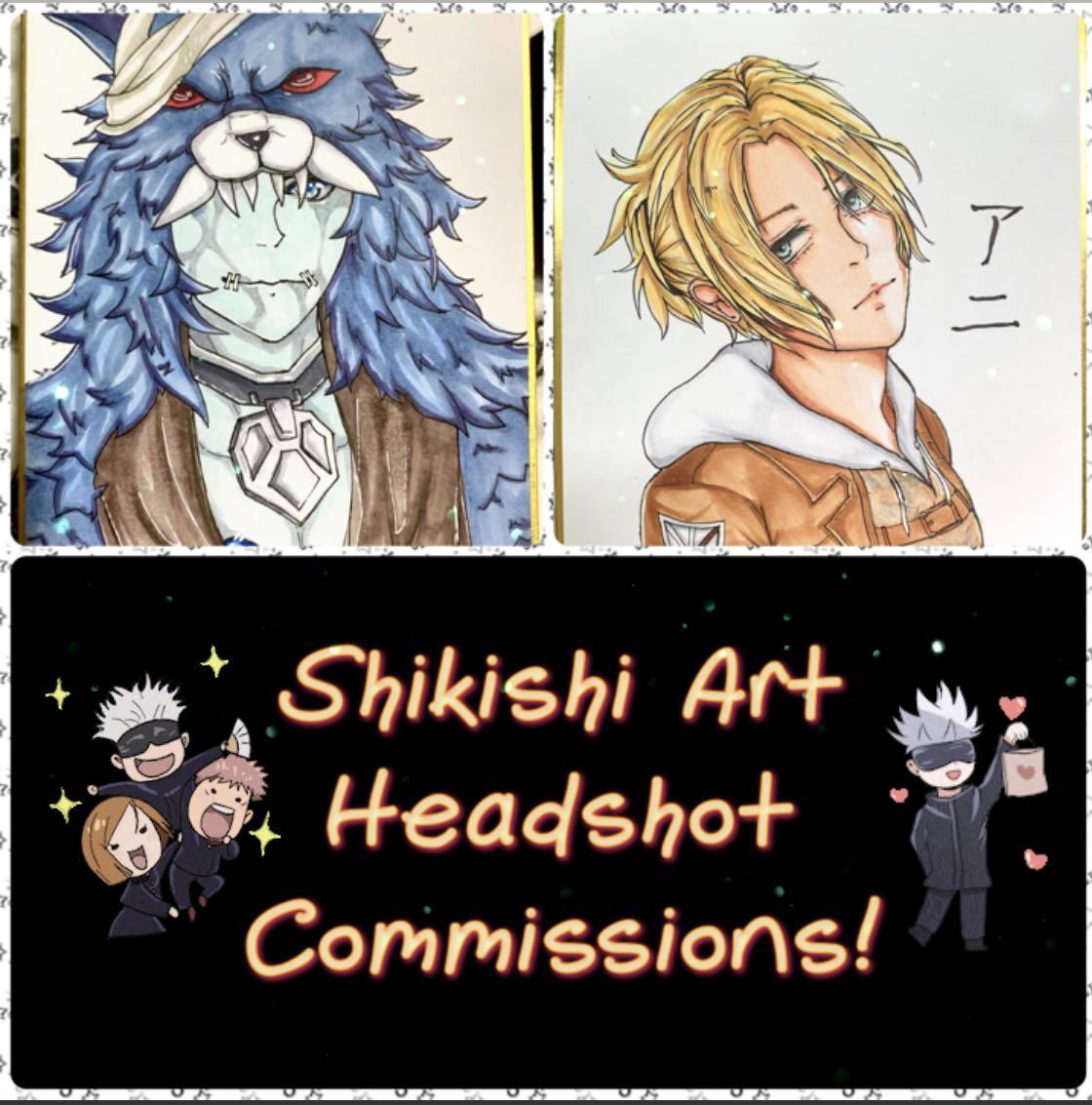 Shikishi Art Headshot Commission Anime Drawing!, Hobbies & Toys ...