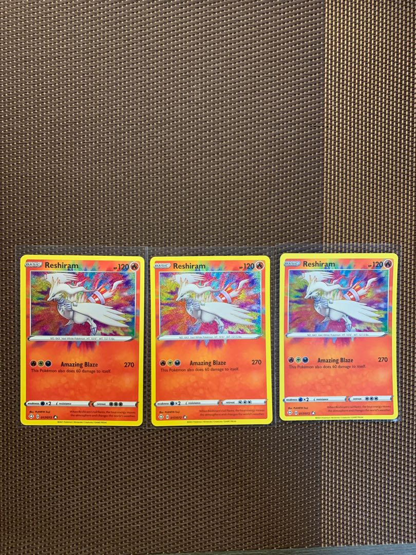 Shining Fate Amazing Rare- Reshiram, Hobbies & Toys, Memorabilia ...