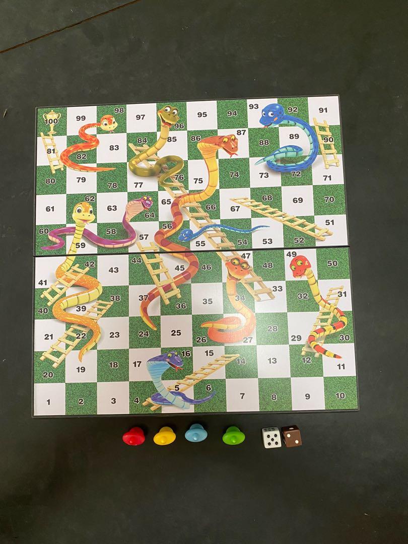 Snake ladders & wooden Jenga set, Hobbies & Toys, Toys & Games on Carousell
