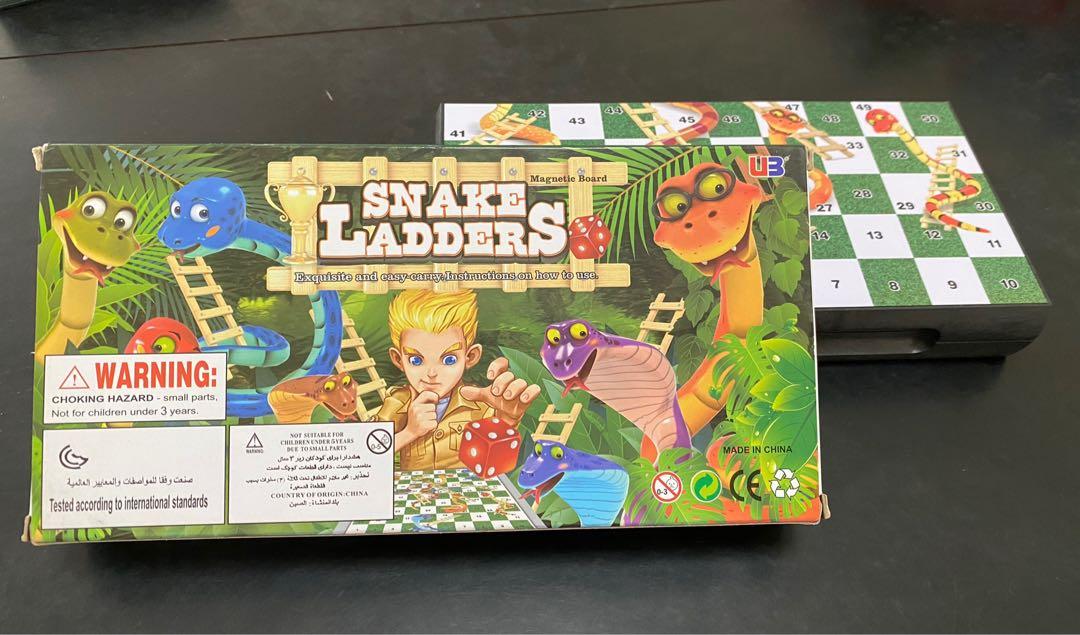 Snake ladders & wooden Jenga set, Hobbies & Toys, Toys & Games on Carousell
