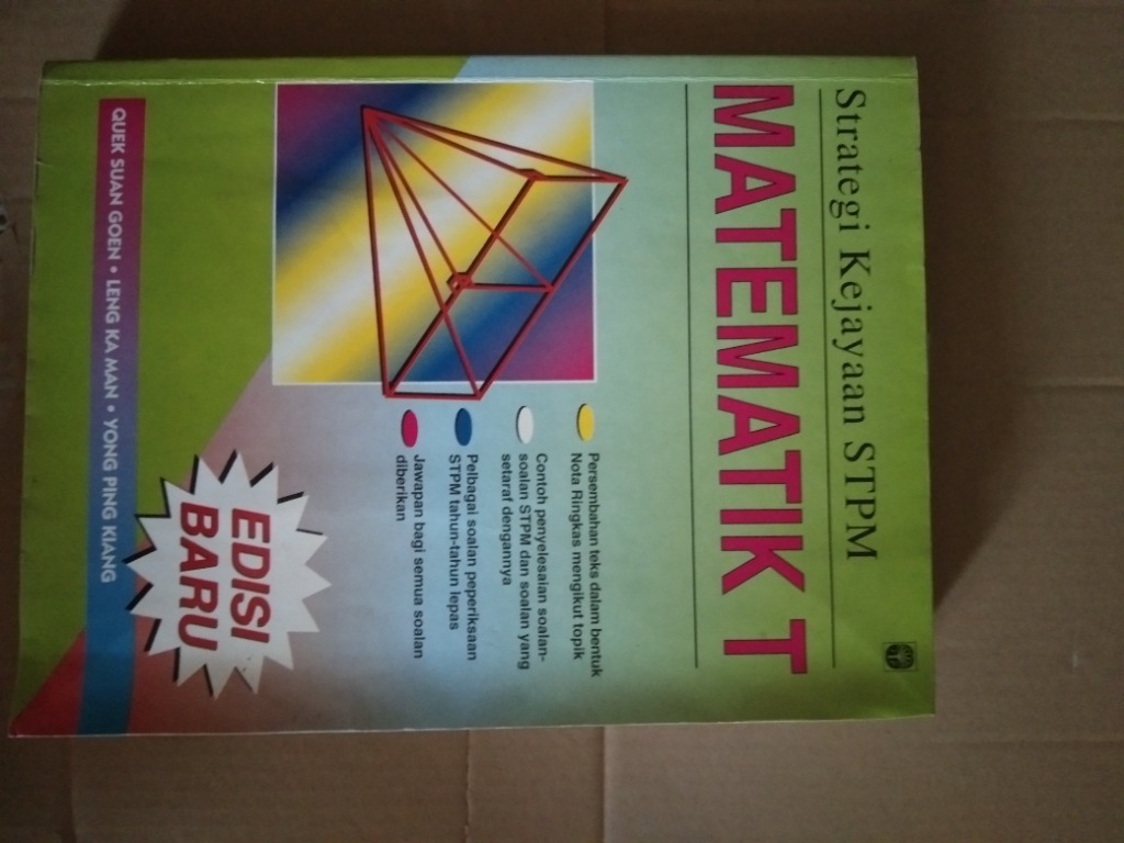 STPM MATEMATIK T, Hobbies & Toys, Books & Magazines, Textbooks on Carousell