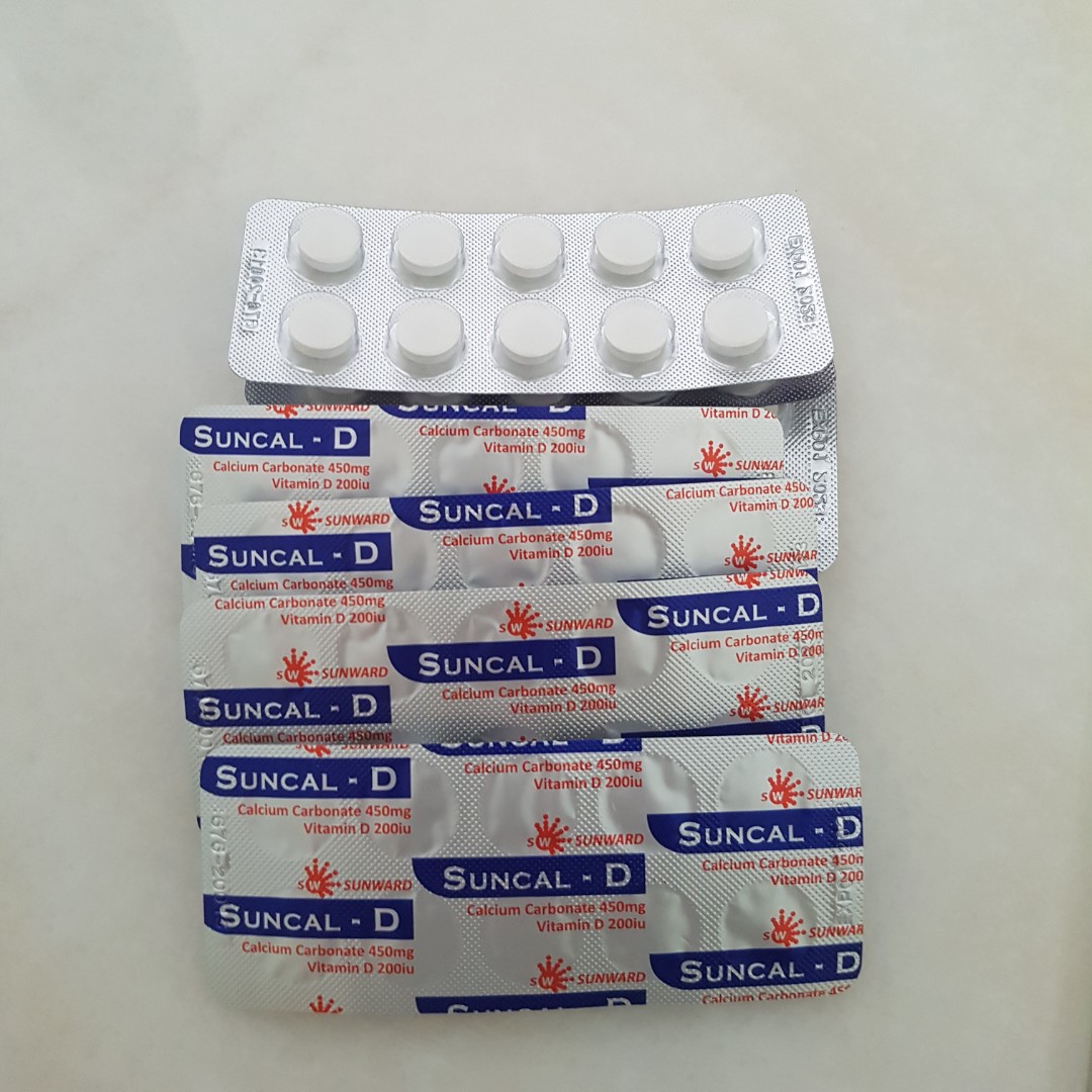 Suncal-D Calcium and Vit D, Health & Nutrition, Health Supplements ...