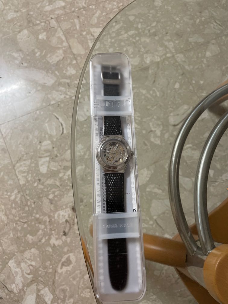 Swatch yas100d automatic , Men's Fashion, Watches & Accessories ...