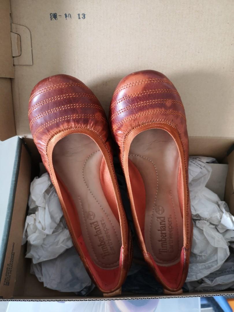 Timberland flat shoe, Women's Fashion, Footwear, Flats on Carousell