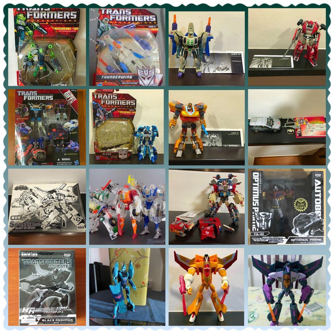 Transformers Generations Springer Swerve Wheelie Blurr Thunderwing ...